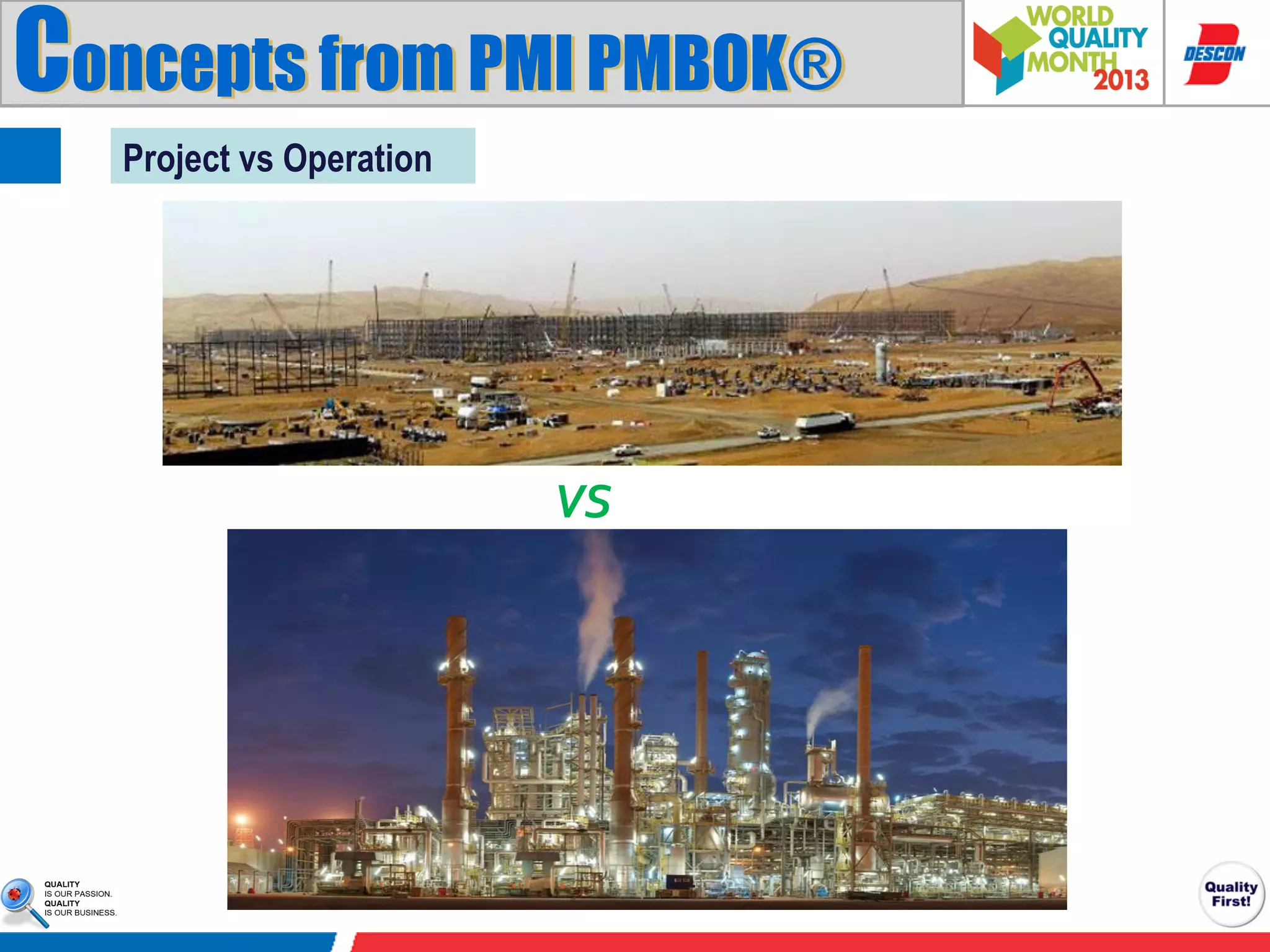 Project quality management - PMI PMBOK Knowledge Area | PDF