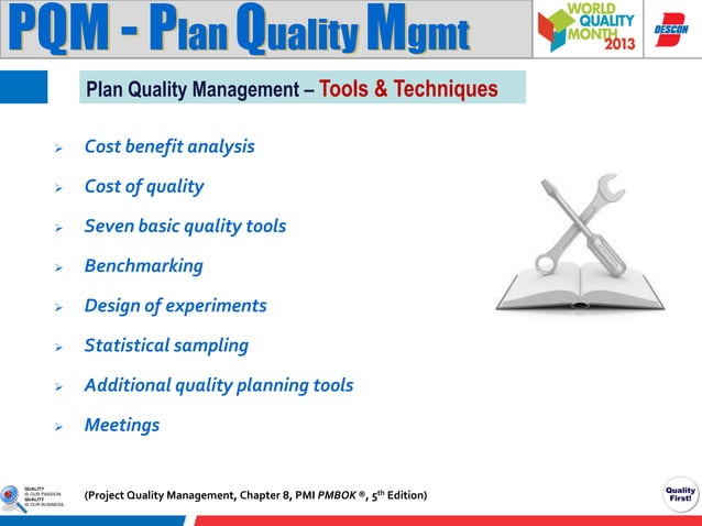Project quality management - PMI PMBOK Knowledge Area | PDF