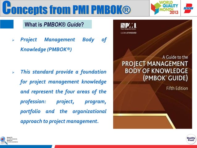 Project quality management - PMI PMBOK Knowledge Area | PDF