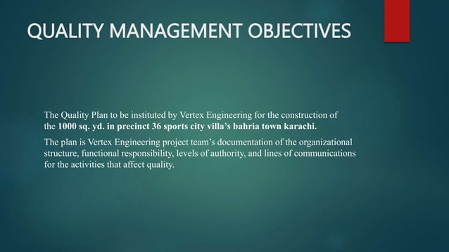 Project Quality Management PPT.pptx | Civil Engineering Industry ...
