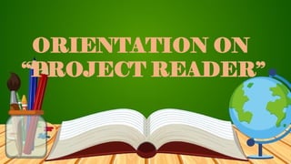 PROJECT READER , A re- entry Action plan | PPTX