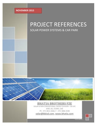 Project Referece - Solar Team | PDF