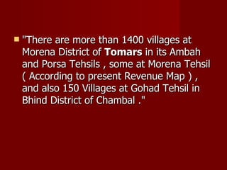 Dimni Morena {mp} tomar | PPT | Hinduism | Religion & Spirituality