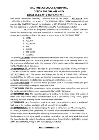 D A V Public School Project report | PDF