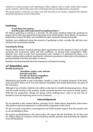 DAV Public School - Project report | DOC