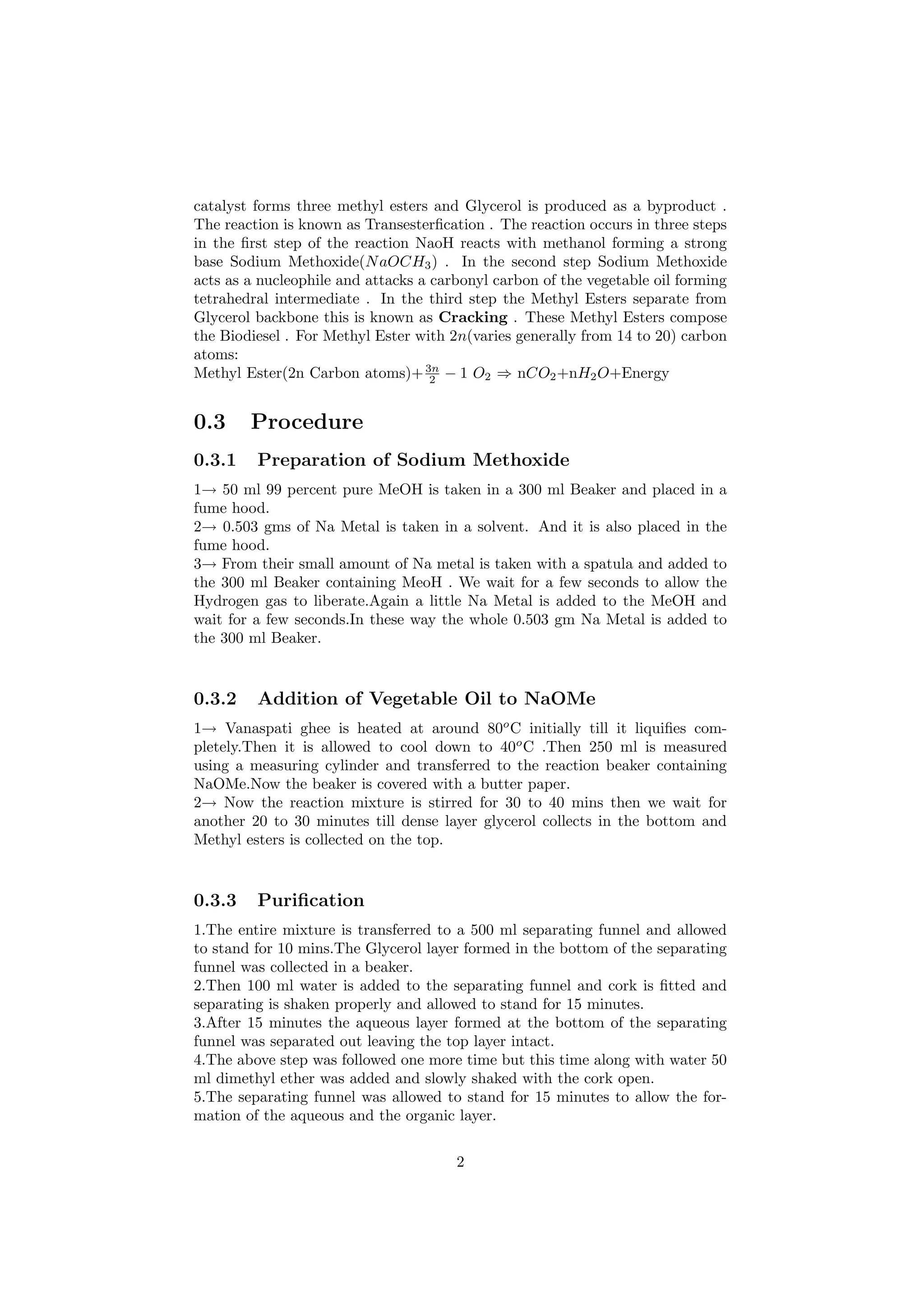 Bio-fuel Project report | PDF