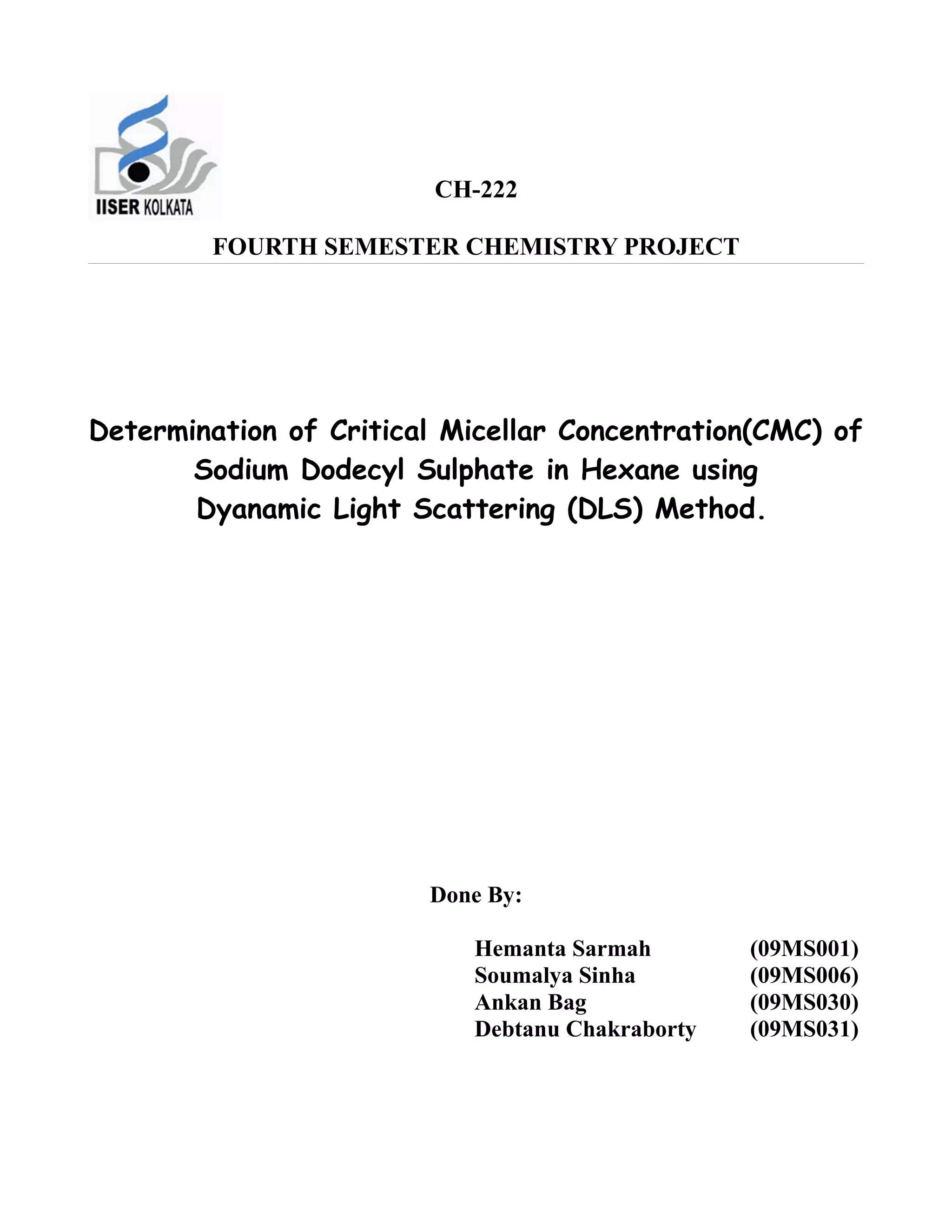 DLS Project report | PDF