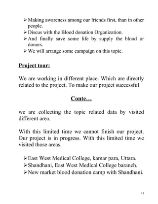 Project report | DOC | Blood Disorders | Diseases and Conditions