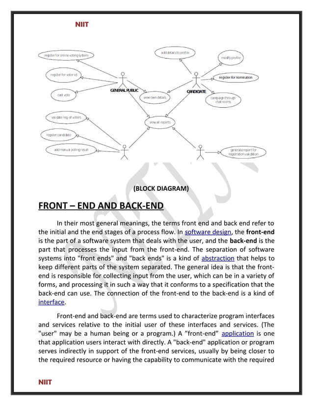 Online Voting System Project File | DOC | Internet | Computing