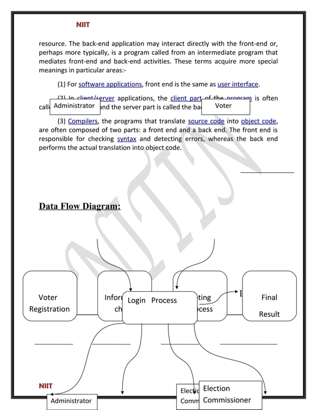 Online Voting System Project File | DOC | Internet | Computing