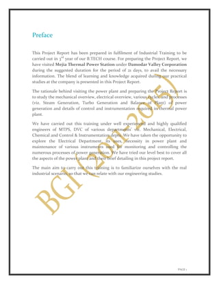 Project report on MTPS | PDF