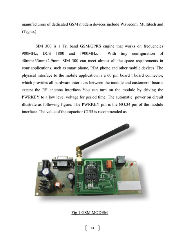 GSM BASED DEVICES CONTROL SYSTEM PROJECT REPORT | DOCX | Consumer ...