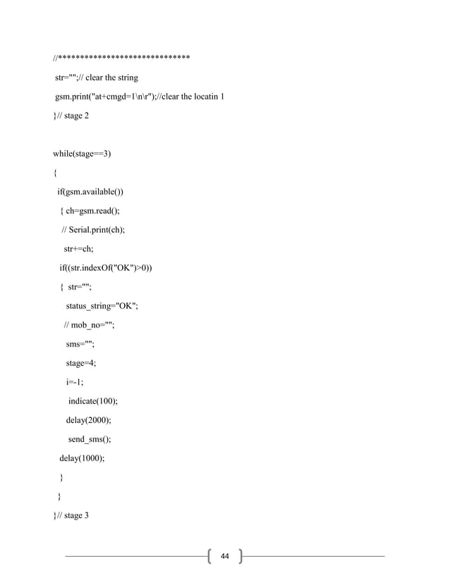 GSM BASED DEVICES CONTROL SYSTEM PROJECT REPORT | DOCX | Consumer Electronics | Technology ...