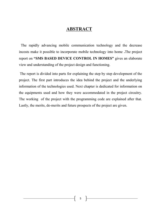 GSM BASED DEVICES CONTROL SYSTEM PROJECT REPORT | DOCX | Consumer Electronics | Technology ...
