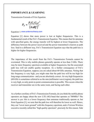 friis formula | PDF