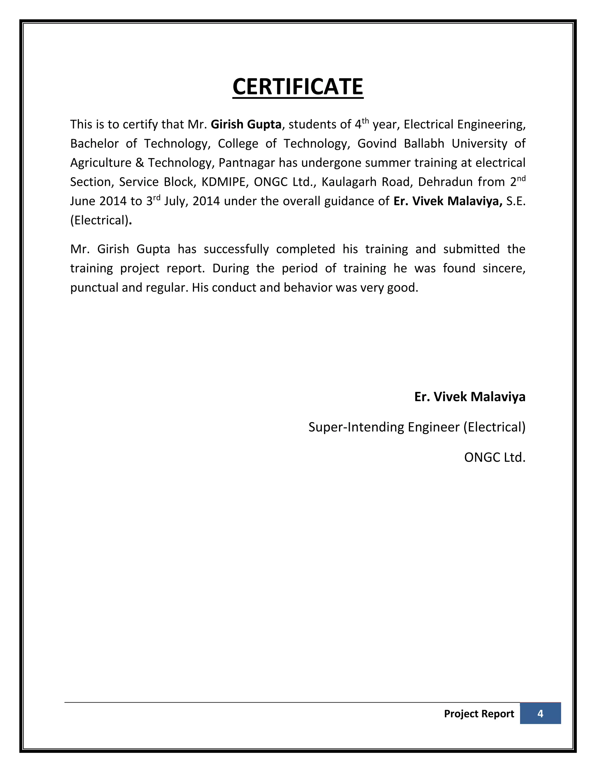 Project report on 33kv Substation and Automatic Power Factor Controller ...