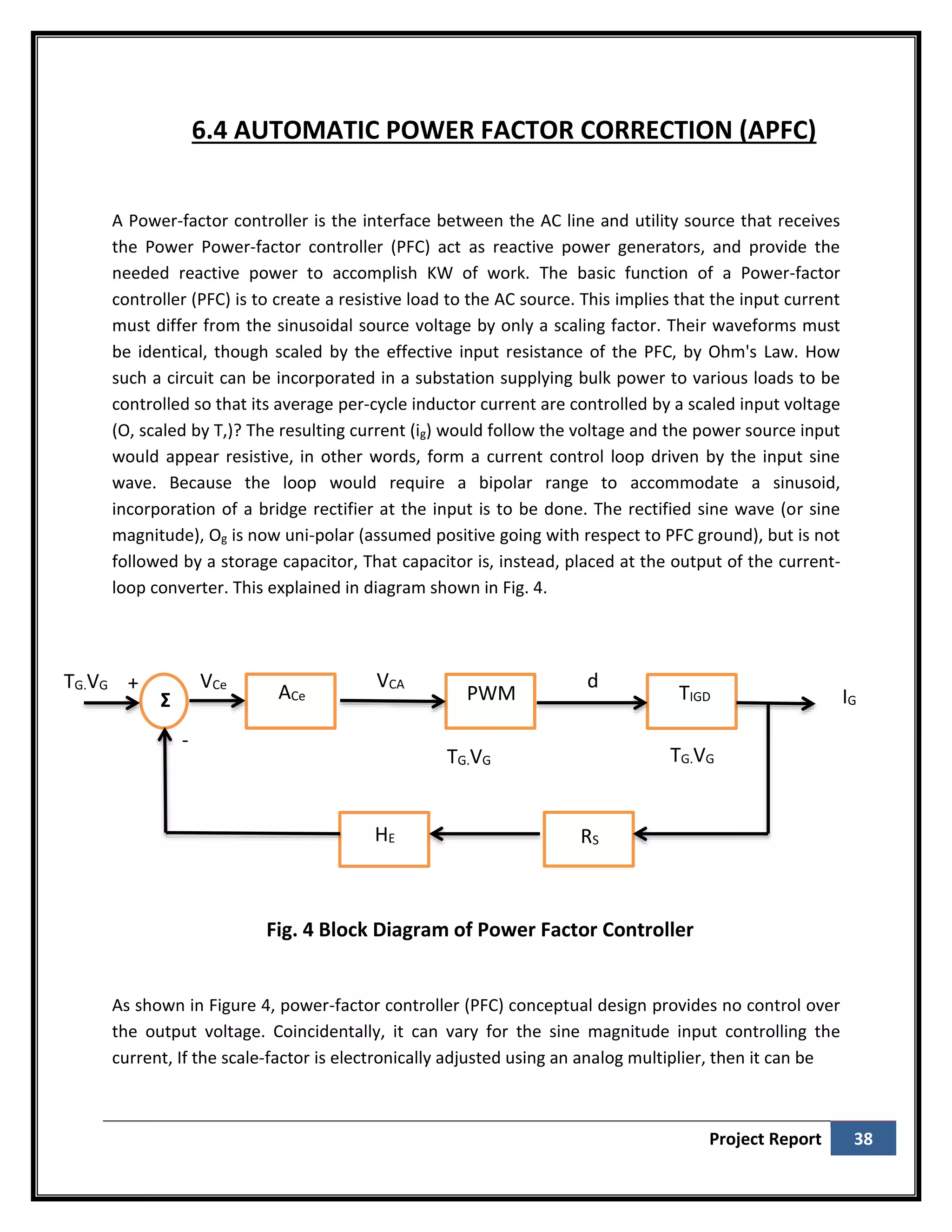 Project report on 33kv Substation and Automatic Power Factor Controller ...