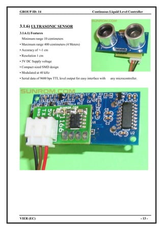 Continuous Liquid Level Controller | PDF