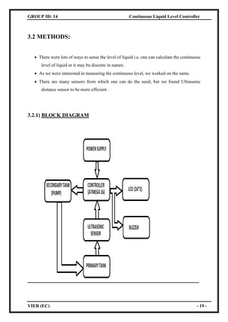 Continuous Liquid Level Controller | PDF