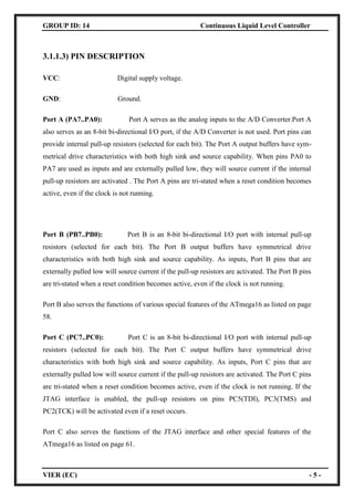 Continuous Liquid Level Controller | PDF