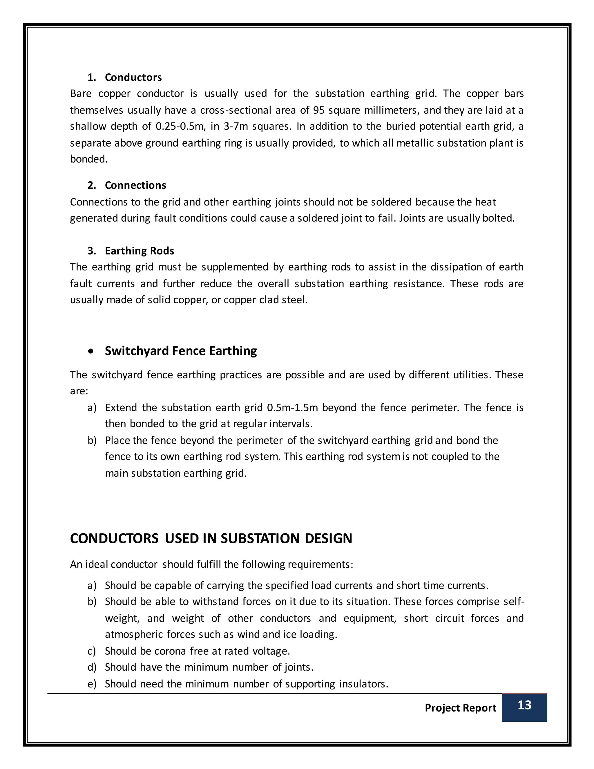 Electrical substations: 132 KV | DOCX