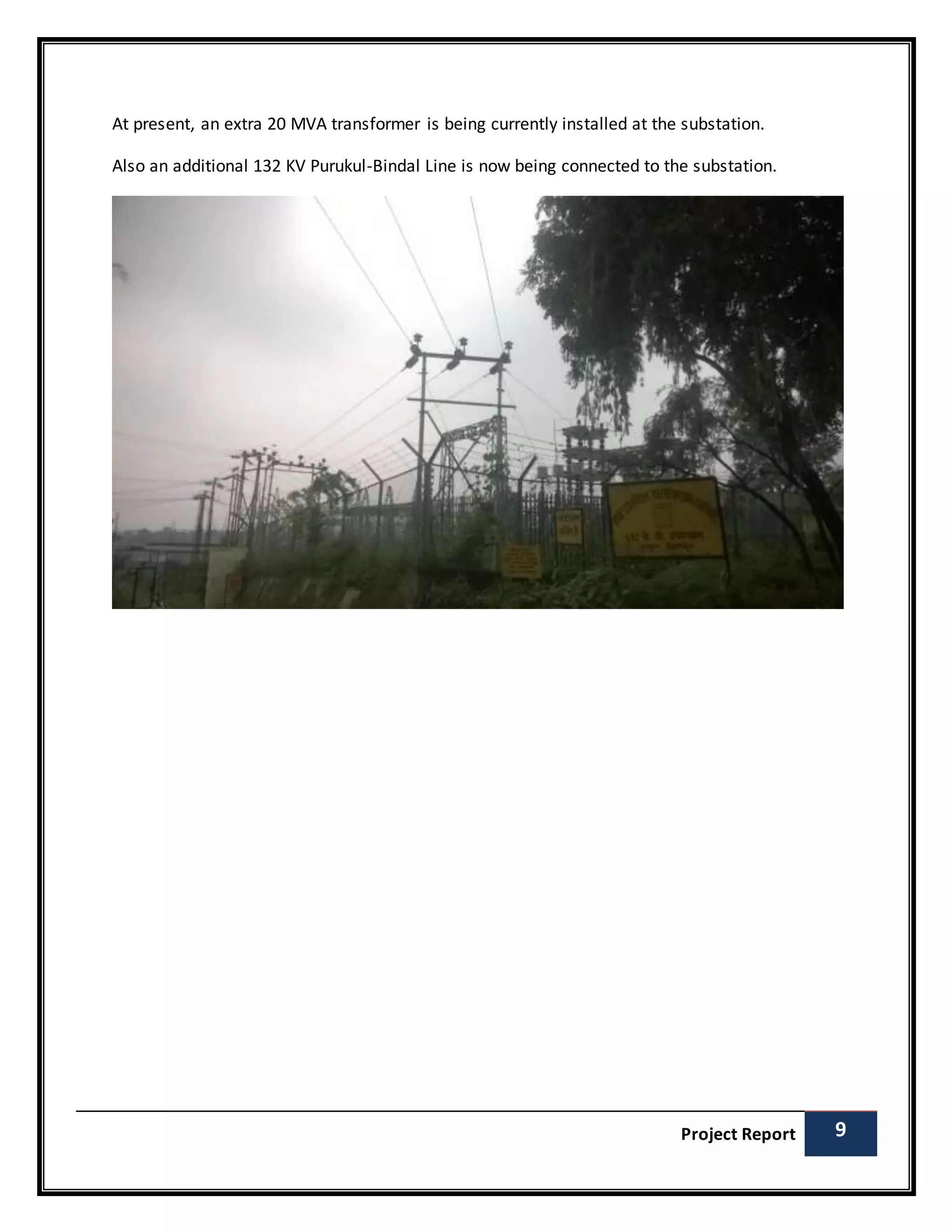 Electrical substations: 132 KV | DOCX