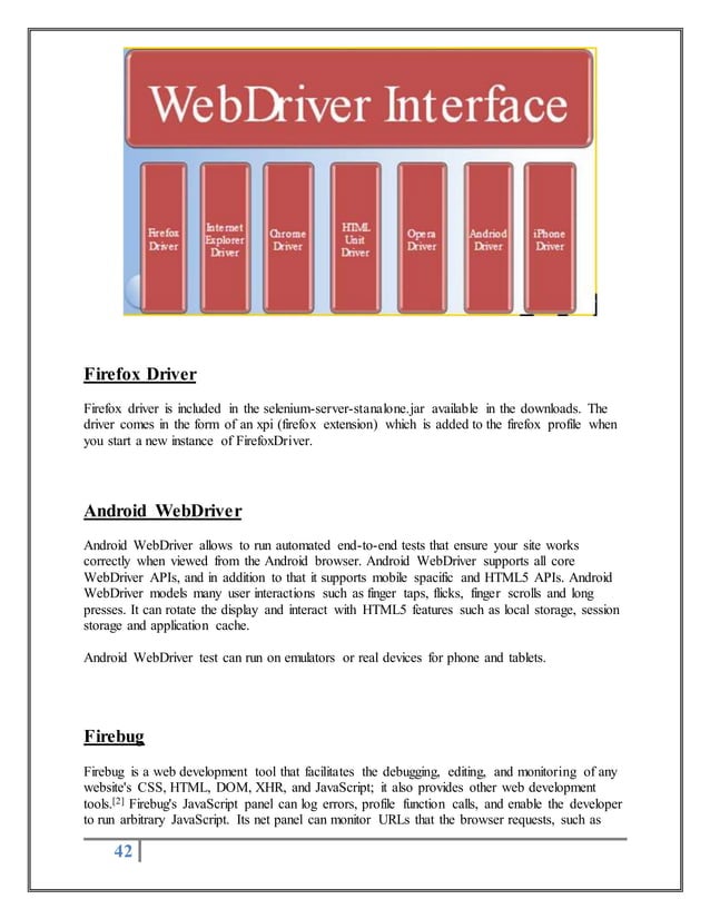 Selenium Testing Project report | DOCX