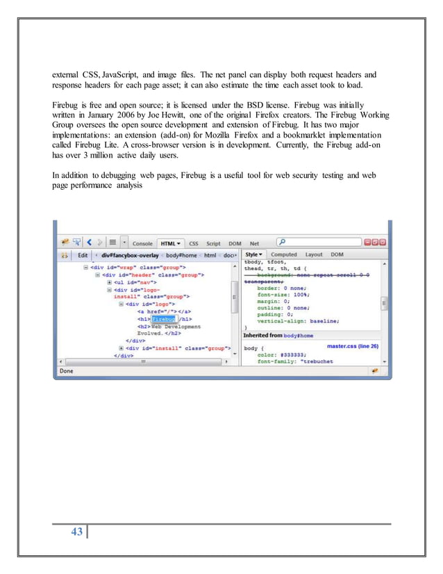 Selenium Testing Project report | DOCX