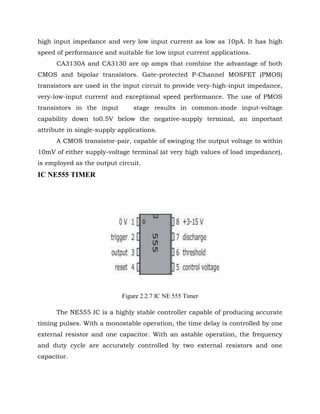 Project report of Cell phone detector circuit | DOCX