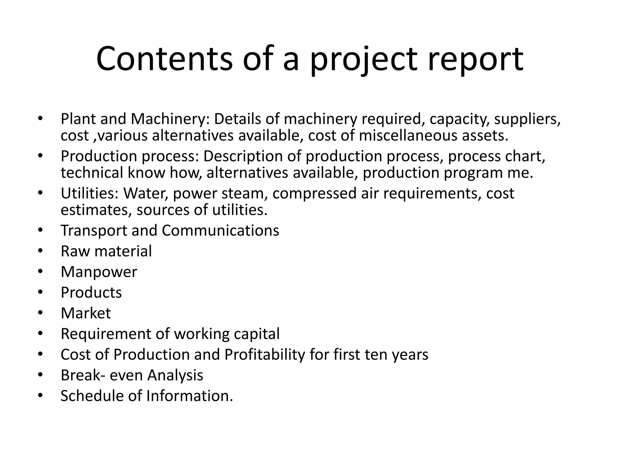 Project report | PPT