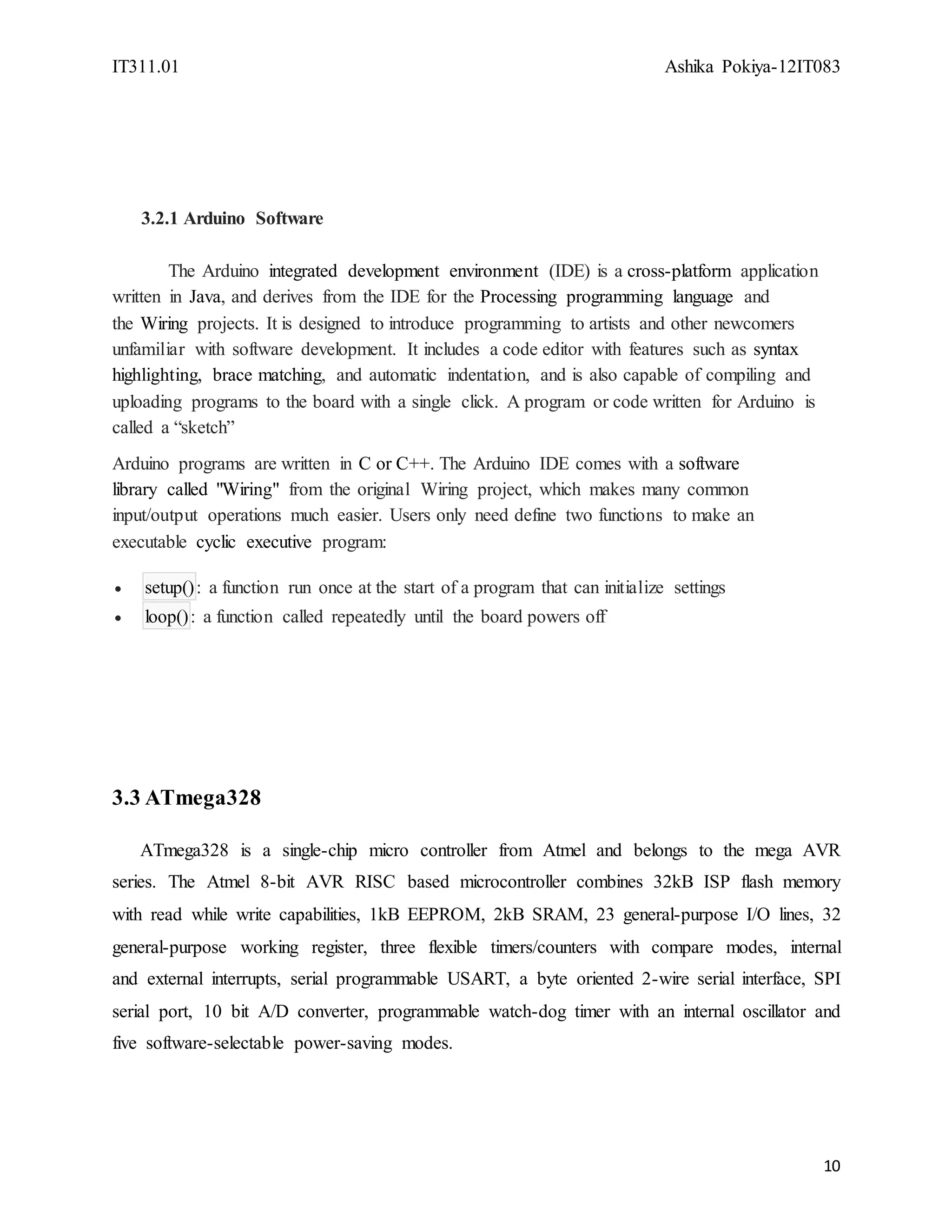 Gesture Controlled Car_Project report | DOCX