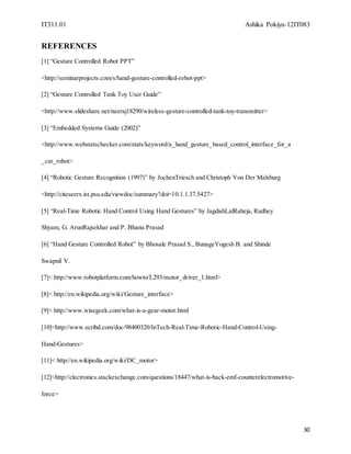 Gesture Controlled Car_Project report | DOCX