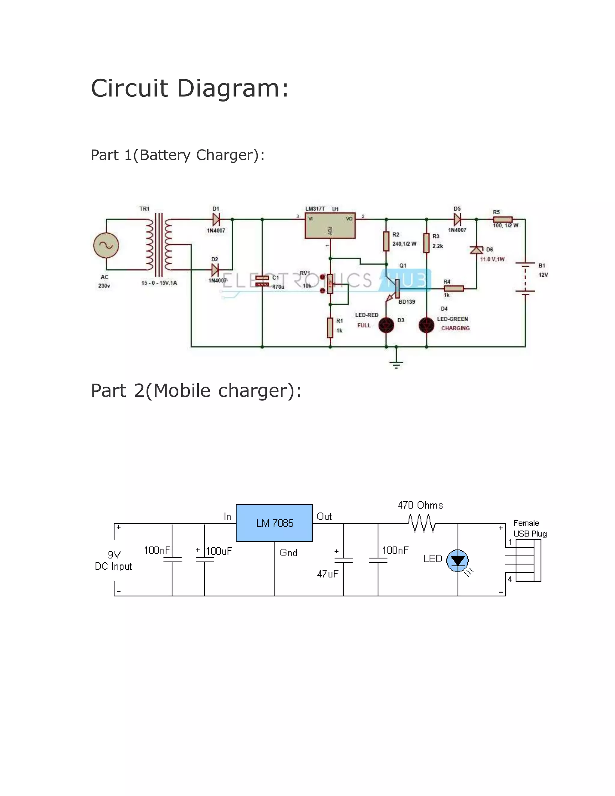 Portable Mobile Charger | DOCX