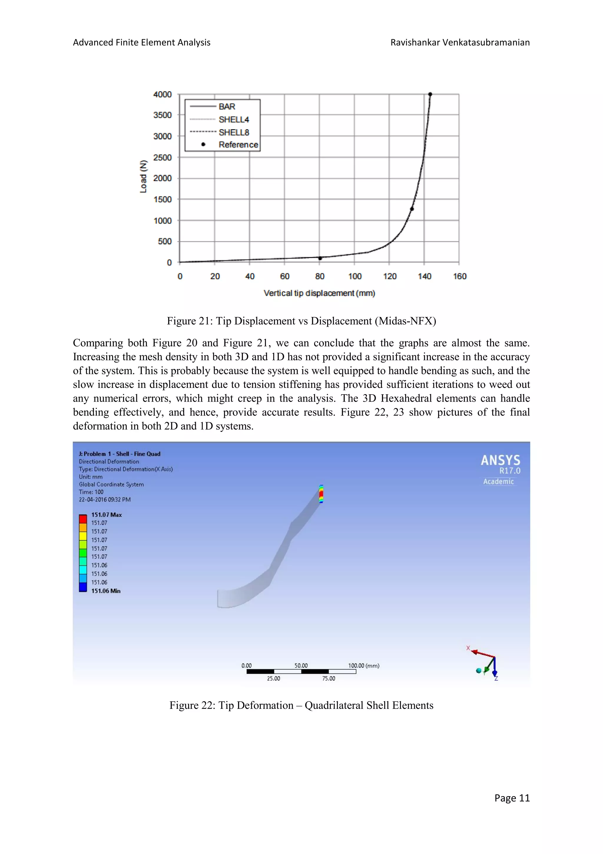 Linear Dynamics And Non Linear Finite Element Analysis Using Ansys