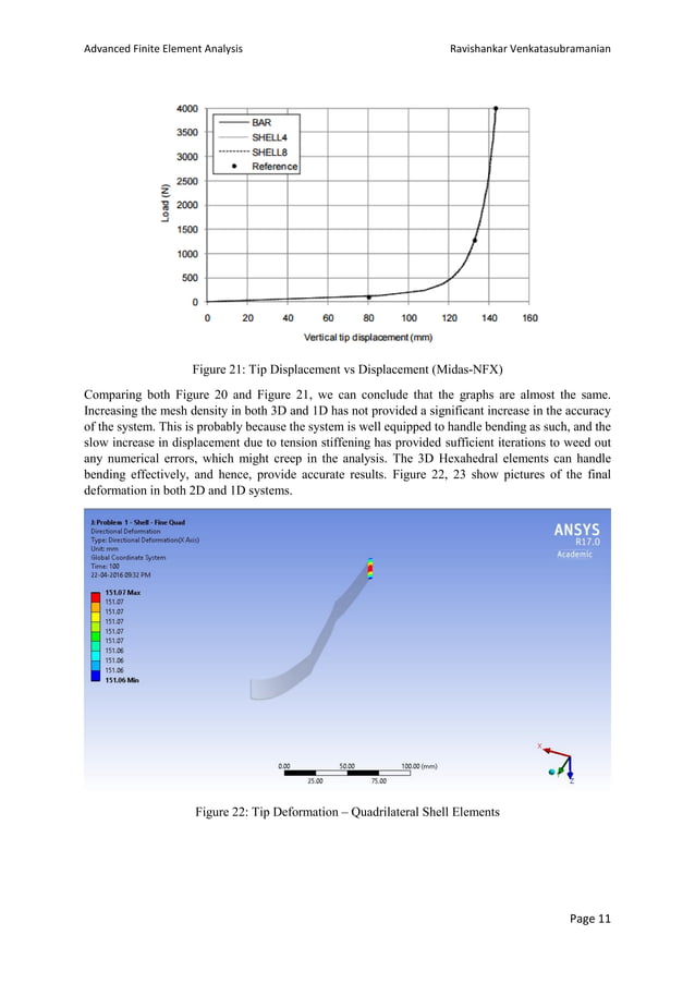 Linear Dynamics and Non-Linear Finite Element Analysis using ANSYS Workbench | PDF