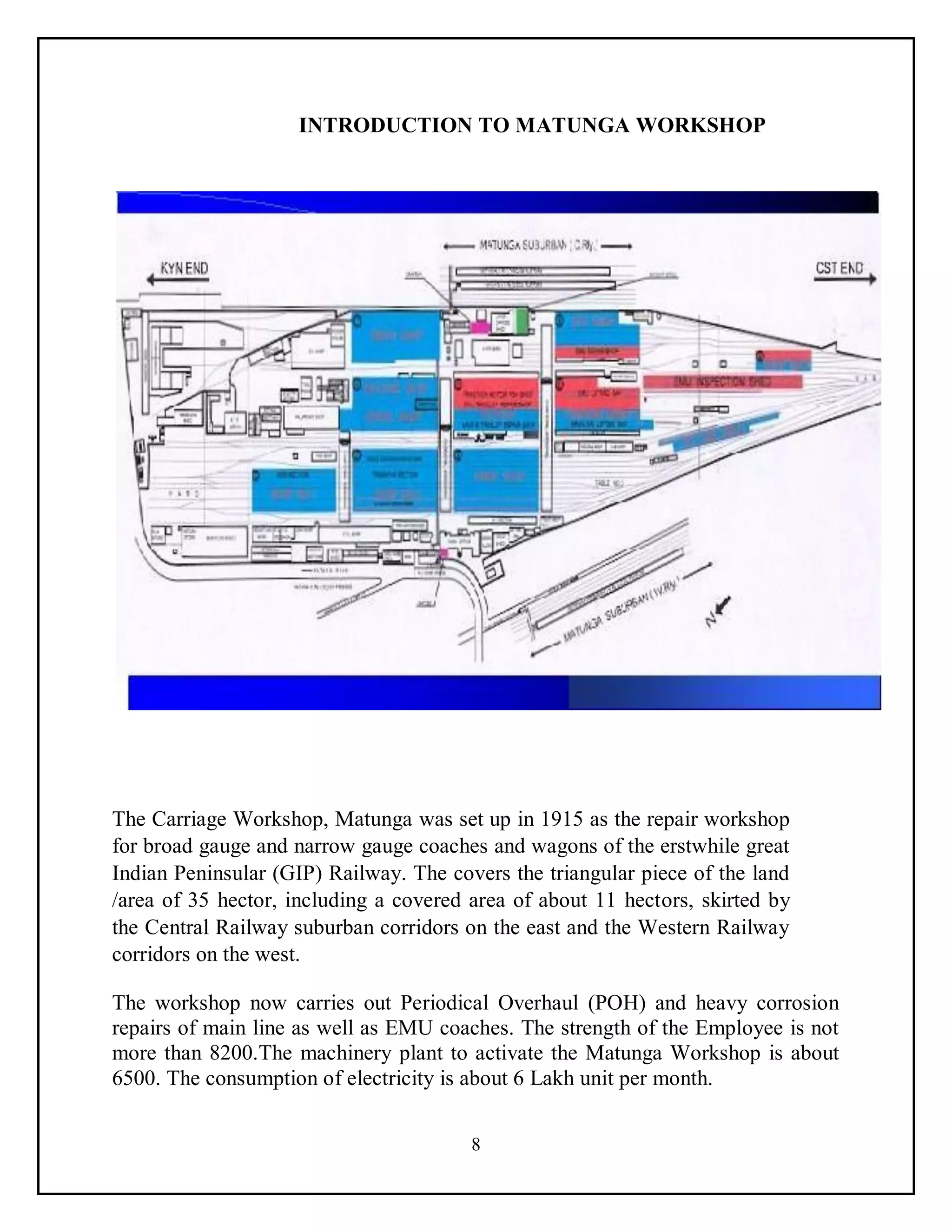 indian railway matunga carriage workshop | PDF