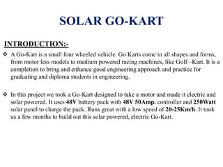 SOLAR CAR PPT | PPTX