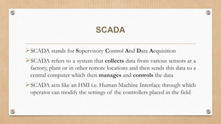 PLC and SCADA | PPTX