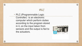 PLC and SCADA | PPTX