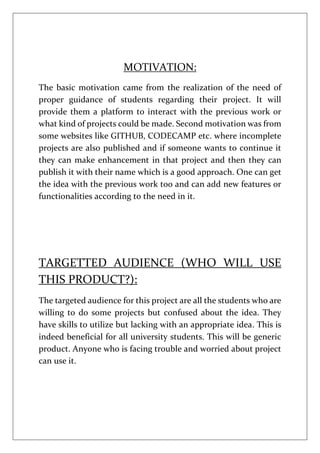 Project report | PDF