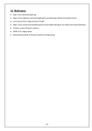 smart street light projet | PDF