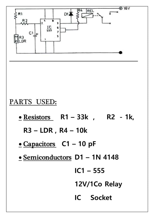 Project report on Ligth sensitive trigger | DOCX