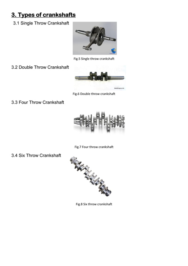 Crankshaft Manufacturing Project report | PDF
