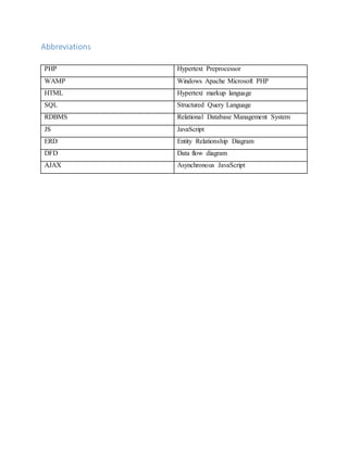 Online job advertisement project report | DOCX