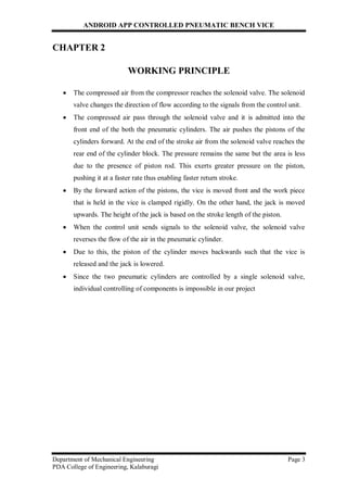 Android App Controlled Pneumatic Bench vice | PDF