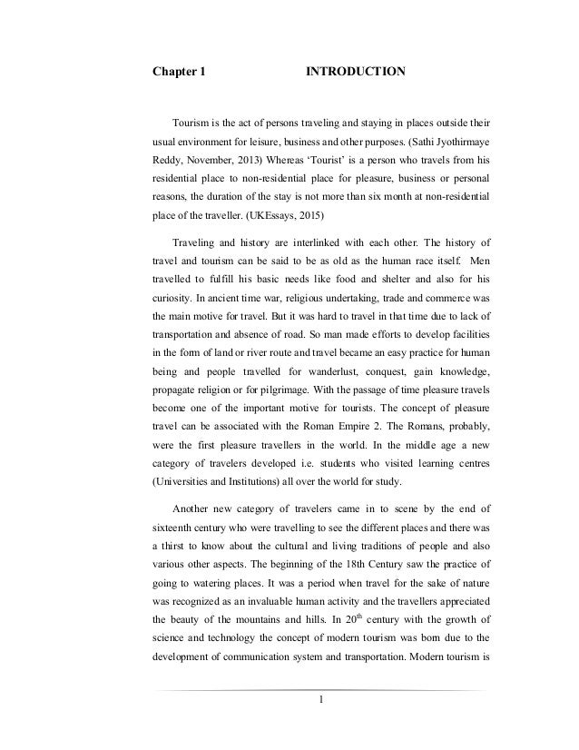 Environmental Impact of Tourism PDF