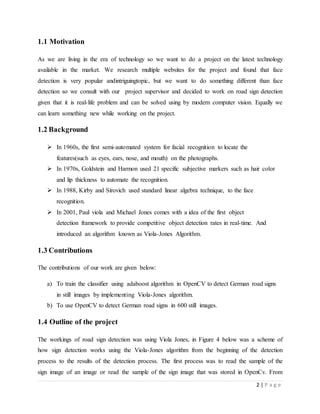 Road signs detection using voila jone's algorithm with the help of ...
