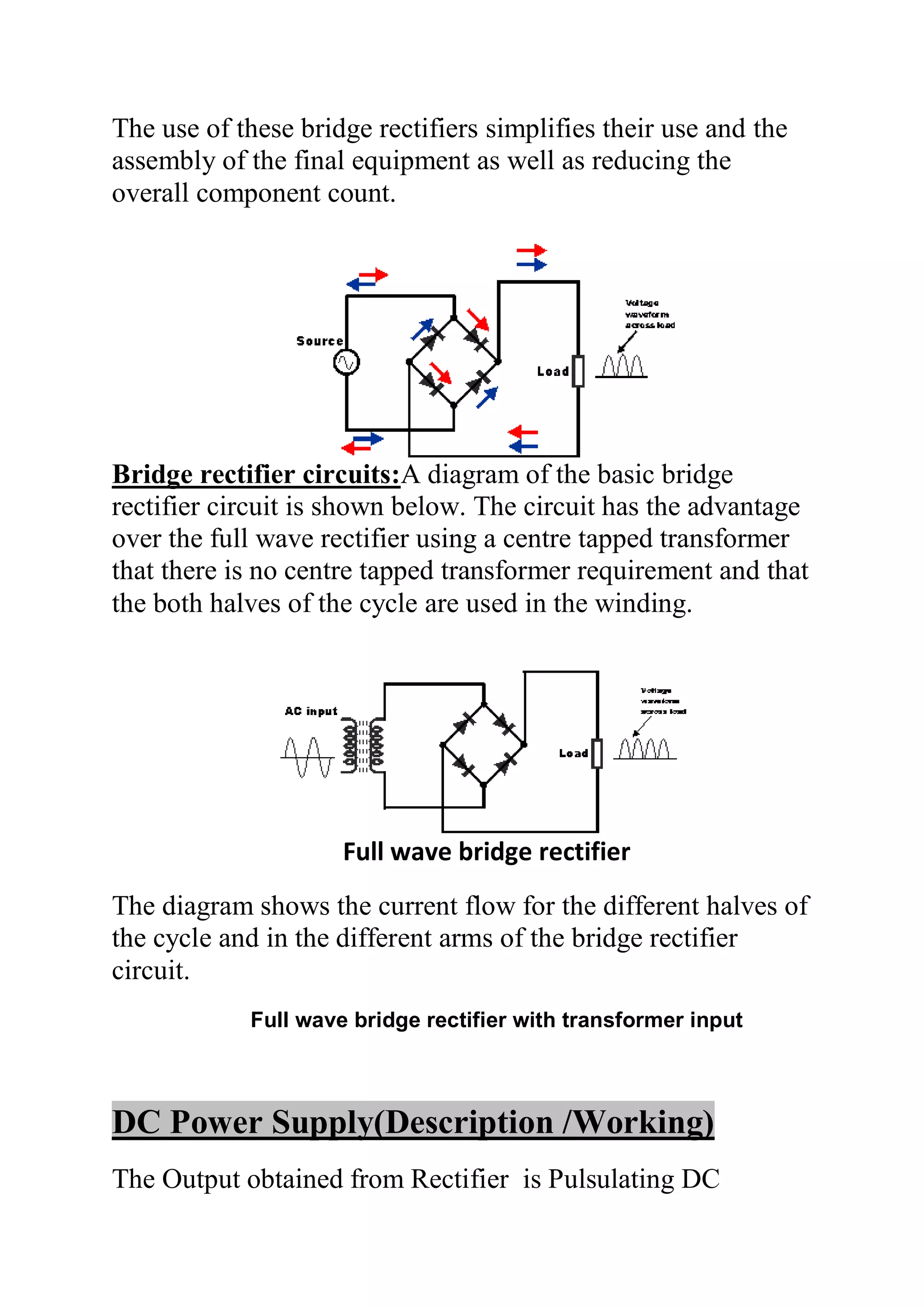 DC Power Supply Project Report (PCB) | PDF