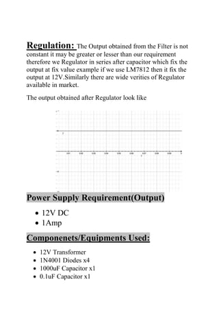 DC Power Supply Project Report (PCB) | PDF