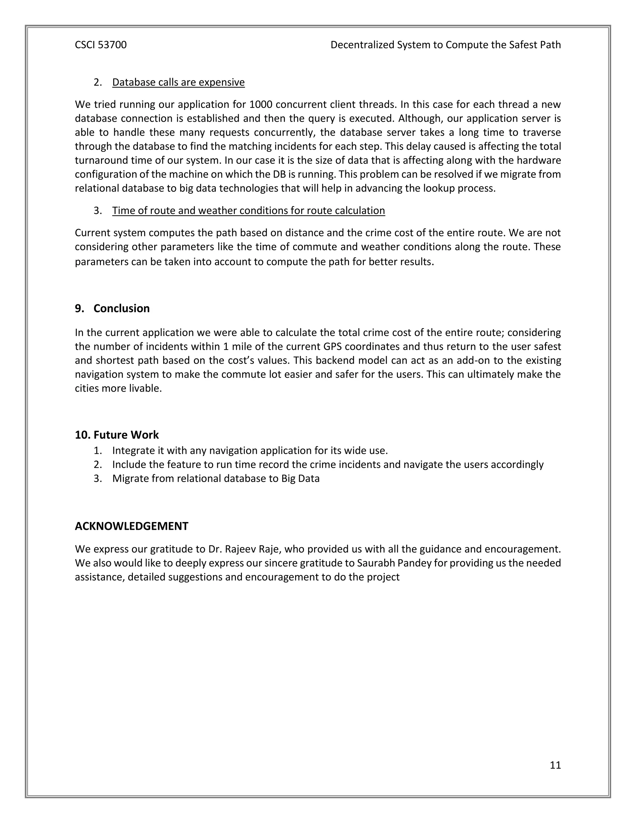 Decentralized system to compute safest route - Report | PDF | Programming Languages | Computing